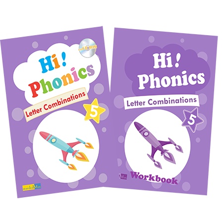 Hi Phonics 5 Letter Combinations Student Book + CD + Workbook โฟนิคส์ ...