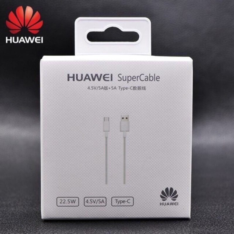 สินค้ามีรับประกัน สายชาร์จแท้ Huawei SuperCharge Type-C สายชาร์จHuawei ...