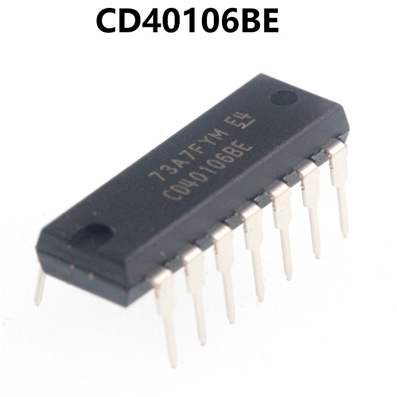 CD40106B CD40106BE DIP-IC CMOS Hex Schmitt-Trigger Inverters ไอซี | Shopee Thailand