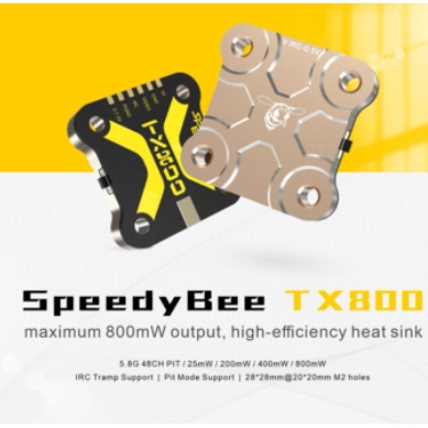 [VTX] FPV VTX SpeedyBee TX800 5.8G FPV Video Transmitter Pit Maximum ...