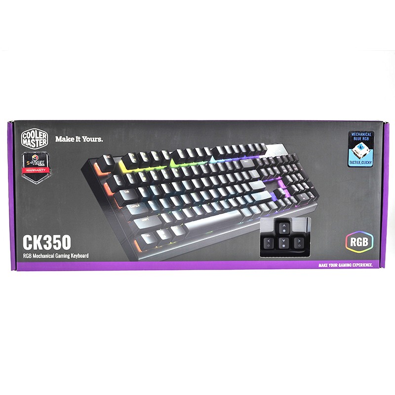 KEYBOARD COOLERMASTER CK350 RGB (TH) | Shopee Thailand