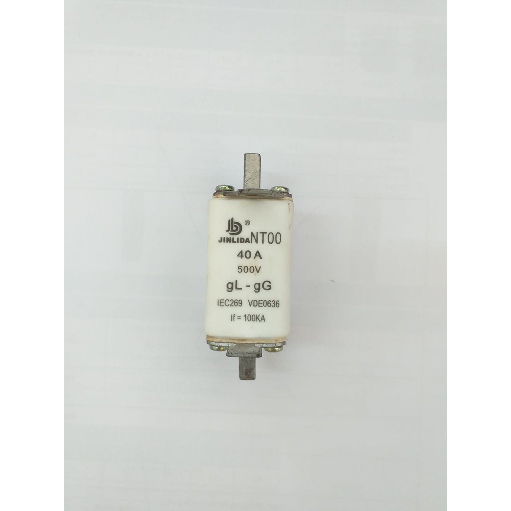 ฟิวส์ใบมีด(๋HRC FUSE) รุ่น NT00 (16A,20A,25A,32A,40A,50A,63A,80A,100A,125A,160A) | Shopee Thailand