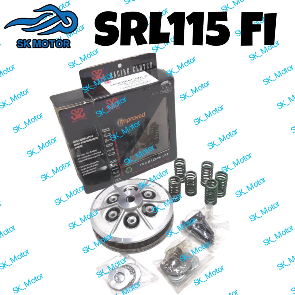 SYS Yamaha SRL115 Fi LAGENDA SRL 115 Fi (ฉีดเชื้อเพลิง) Z ZR ชุดคลัทช์ ...