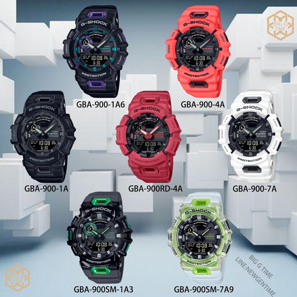 New 2021 นาฬิกา Casio G-Shock Smart watch ของแท้ รุ่น GBA-900-1A/GBA-900-1A6-GBA-900-4A/GBA-900 ...