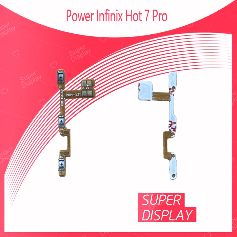 Infinix hot 7 pro / x625 อะไหล่แพรสวิตช์ ปิดเปิด Power on-offแพรปิดเปิด ...