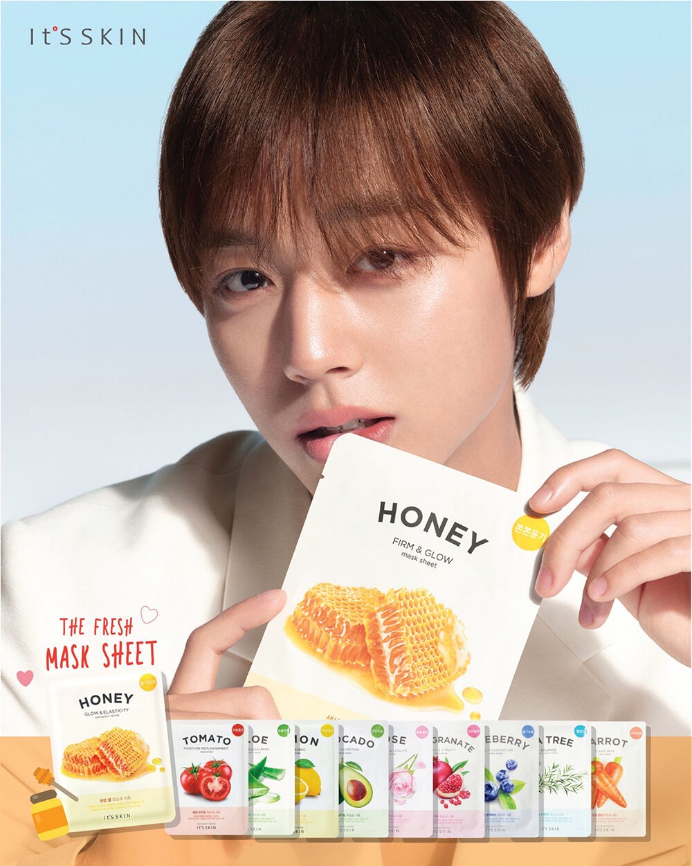 Its Skin The Fresh Mask Sheet 18g อิทส์สกิน แผ่นมาสก์หน้า. | Shopee ...