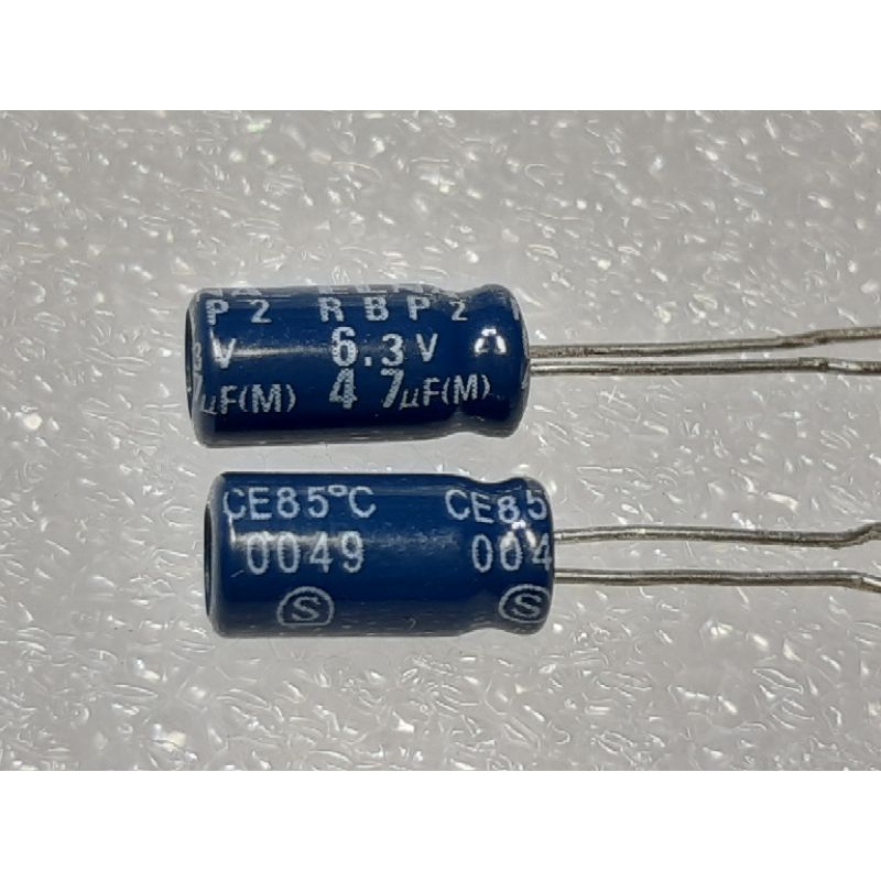 ตัวเก็บประจุ elna rbp2 47uf 6.3v bipolar ตัวเก็บประจุ คาปาซิเตอร์ ไม่มี ...