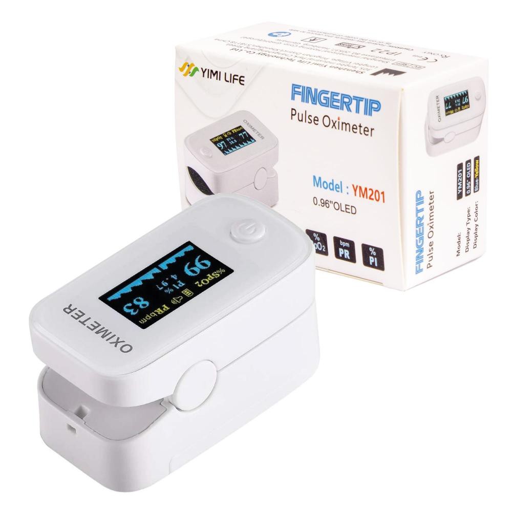 เครื่องวัดออกซิเจนปลายนิ้ว ยี่ห้อYIMI LIFE MODEL:YM201 | Shopee Thailand