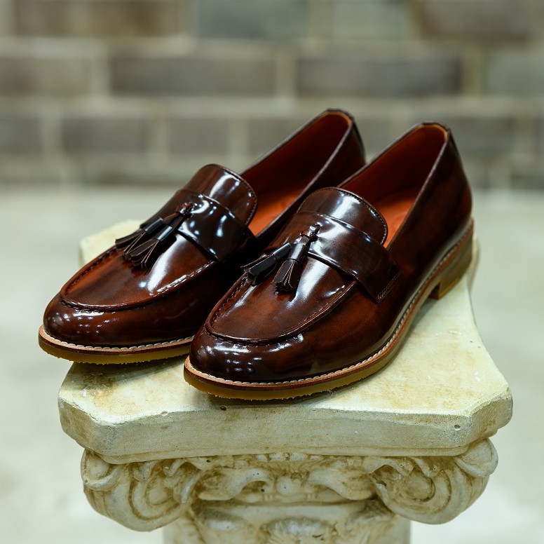 [SA014] Shoesshi. รองเท้าหนังแท้ Tassel Loafer รองเท้าผู้ชาย | Shopee ...