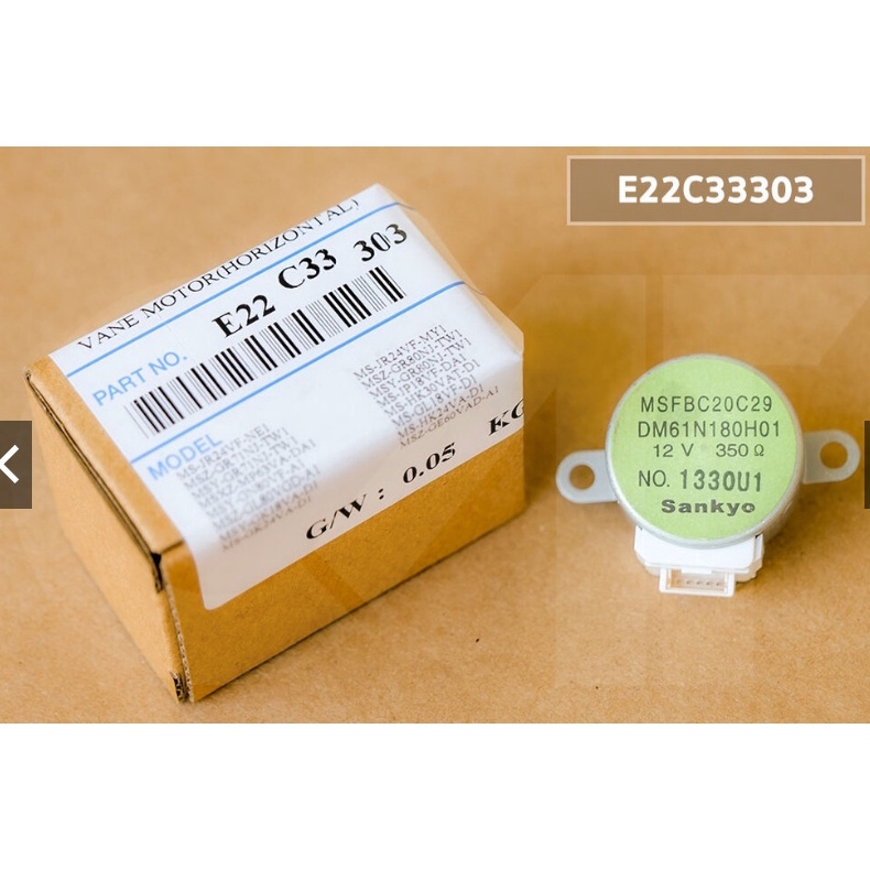 MITSUBISHI มอเตอร์สวิงแอร์ มิตซูบิชิ (ขึ้น-ลง) E22C33303 อะไหล่แท้ราคา ...