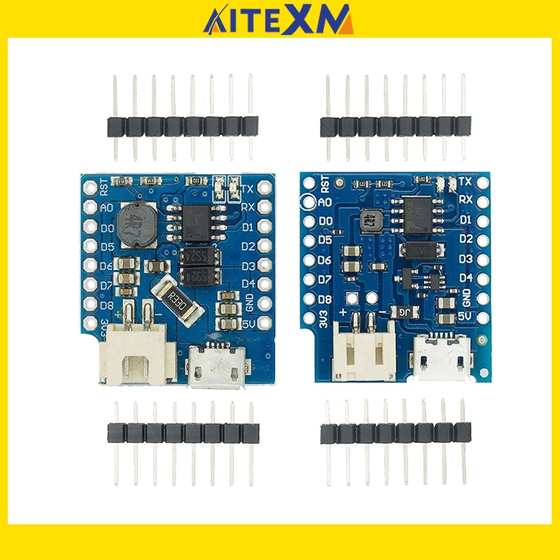 โล่แบตเตอรี่ลิเธียม ขนาดเล็ก v1.1.0 v1.2.0 สําหรับ wemos d1 | Shopee ...