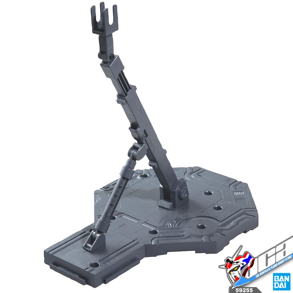 VCA 💥 BANDAI GUNPLA GUNPLA ACTION BASE 1 GRAY GREY DISPLAY STAND ฐาน ขา ...
