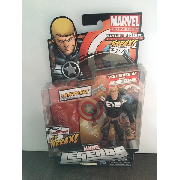 Hasbro Marvel Legends Steve Rogers Captain America Energy Shield Terrax ...