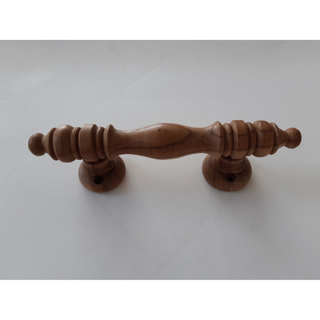 มือจับประตูไม้สัก มือจับไม้สัก ที่จับประตู ไม้สักกลึงลาย หน้าต่าง ขนาด ...