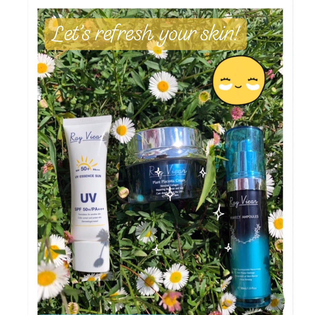 ส่งฟรี!!! Ray Viear เรเวียร์ เซ็ตดูแลและปกป้องผิวหน้า ครีมบำรุงกลางคืน ...