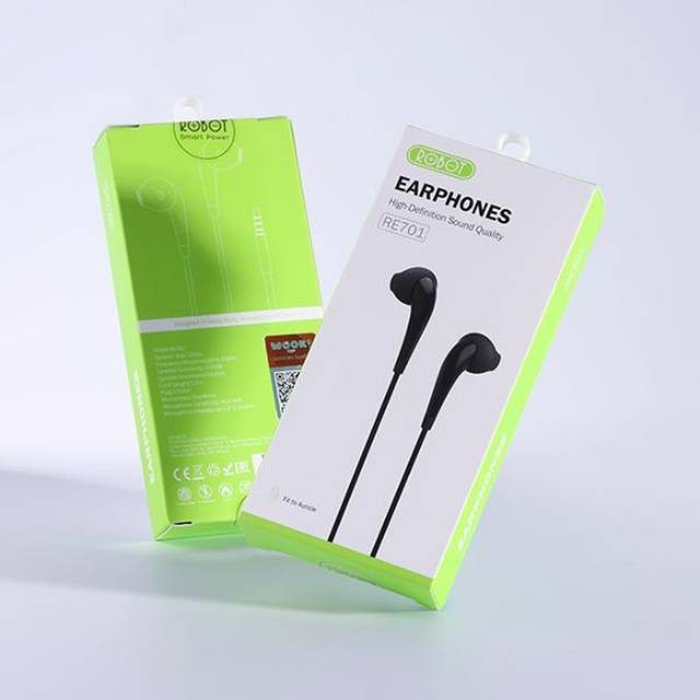 Robot RE701 ชุดหูฟัง แบบใช้สาย | Shopee Thailand
