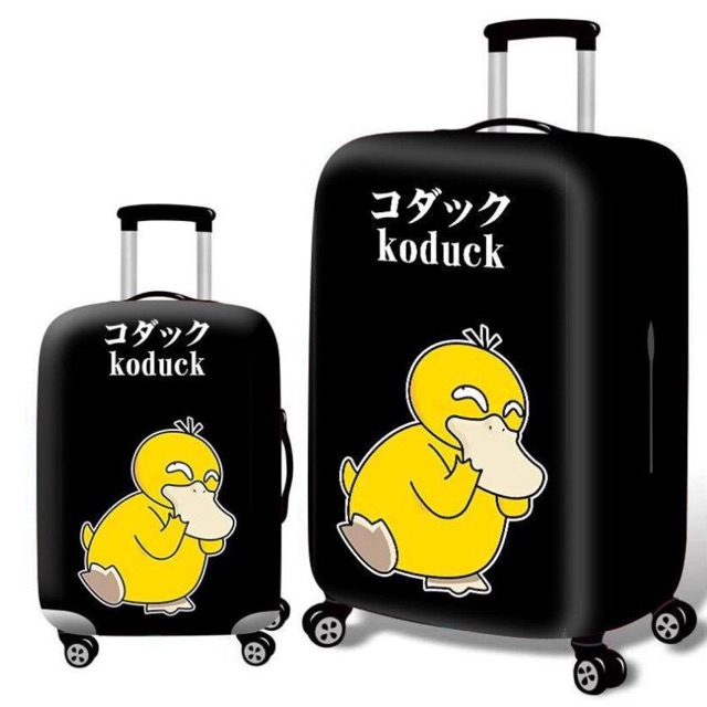 ผ้าคลุมกระเป๋าเดินทางแบบยืด 18-32 นิ้ว ลาย koduck | Shopee Thailand