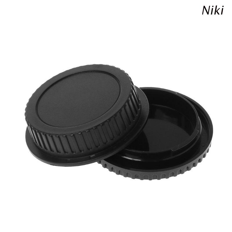 Niki Rear Lens Body Cap Camera Cover Set Dust Screw Mount Protection ...