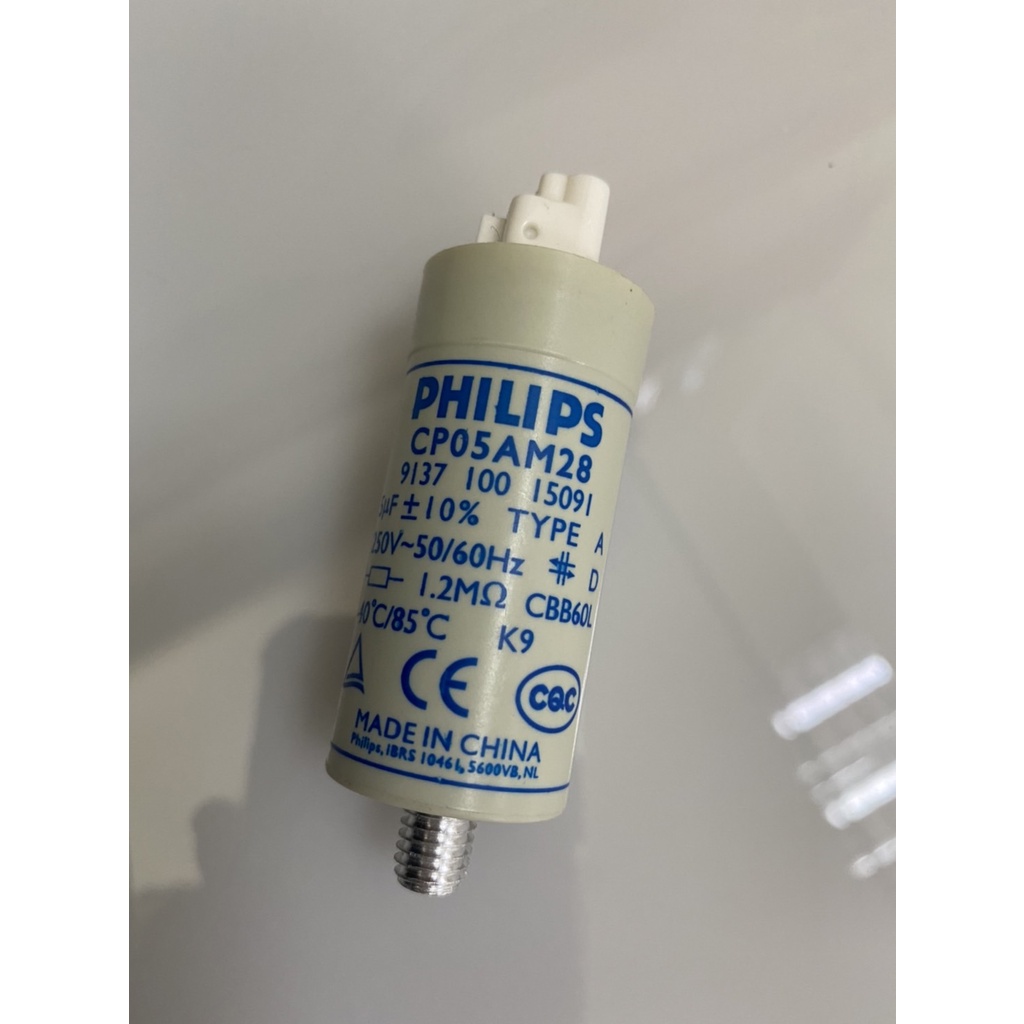 Capacitor Philips 4 microfd. Plastic | Shopee Thailand