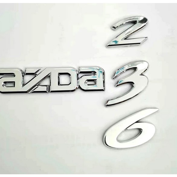 2004-2009 Mazda 2 3 6 Emblem Letters Logo Badge Symbol Sign Trunk Rear ...