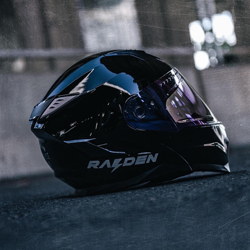 หมวกกันน็อคยกคาง RAIDEN : DEFENCE / Flip-Up Helmet 🚩 | Shopee Thailand