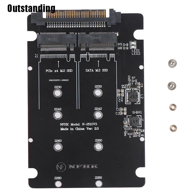 (Outstanding) Sata M.2 Ssd To 2.5 นิ้ว Sata Nvme M.2 Ngff Ssd To Sff-8639 | Shopee Thailand