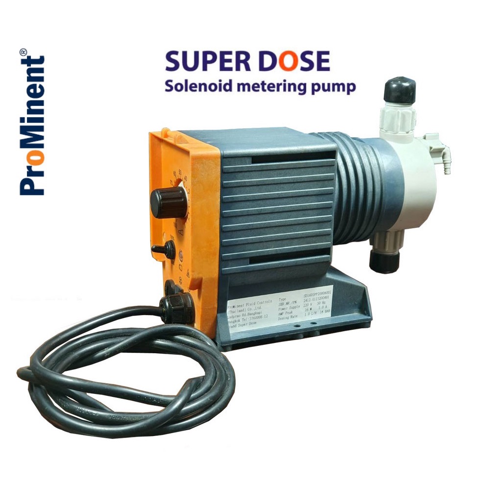 ปั๊มเคมี SUPER DOSE Prominent Chemical Dosing pump มี 6 รุ่น ปั๊มสูบ ...