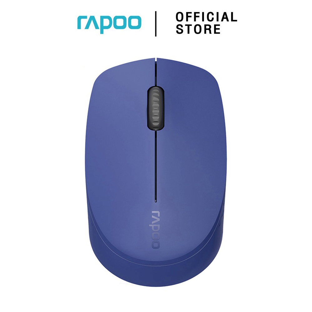 🍑 RAPOO MSM100 MOUSE WIRELESS เมาส์ไร้สาย ดีไซน์สวย ทันสมัย ไร้เสียงรบกวน มีให้เลือก 💗💚💙 สี Nano ...