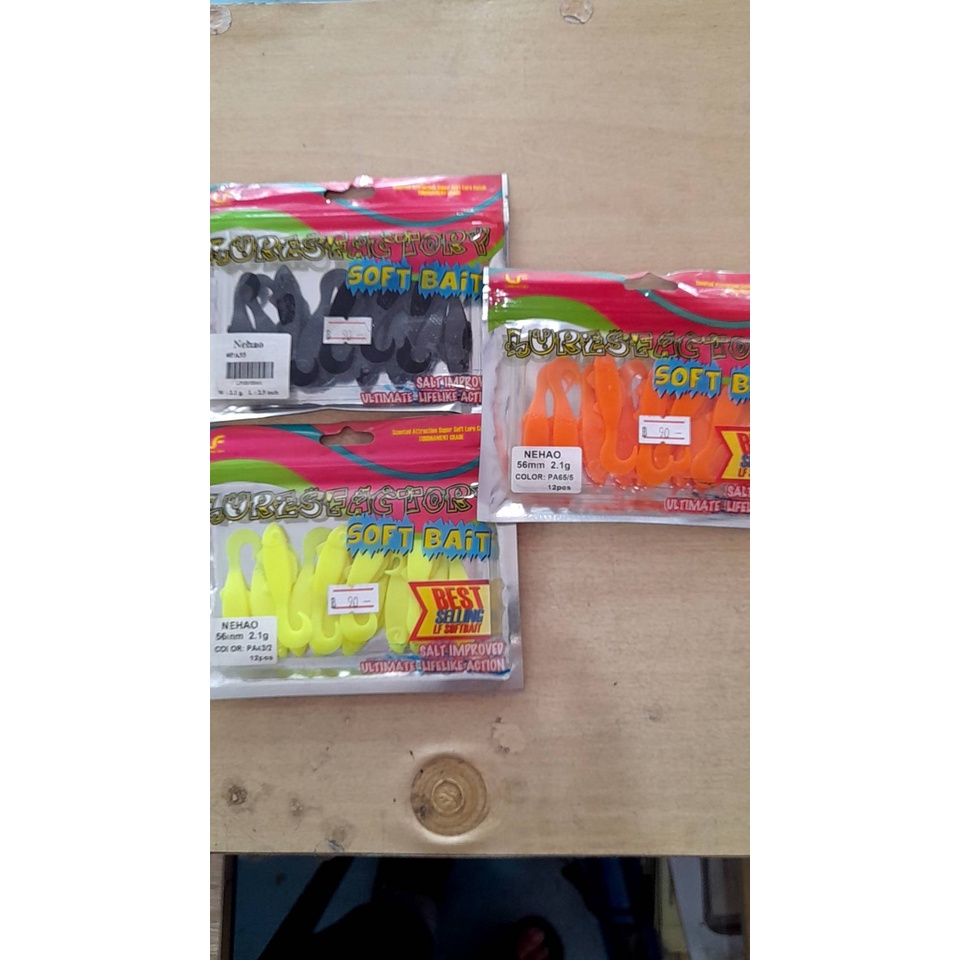 เหยื่อยาง ยี่ห้อ Lure Factory (LF) รุ่น NEHAO 50mm 2.1g | Shopee Thailand