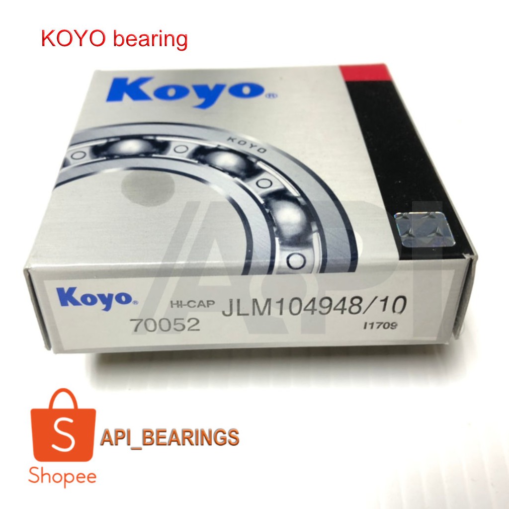 KOYO 104948/10 ลูกปืนล้อหน้า(ใน) TOYOTA TIGER, HILUX 4WD, STRADA 4WD ...