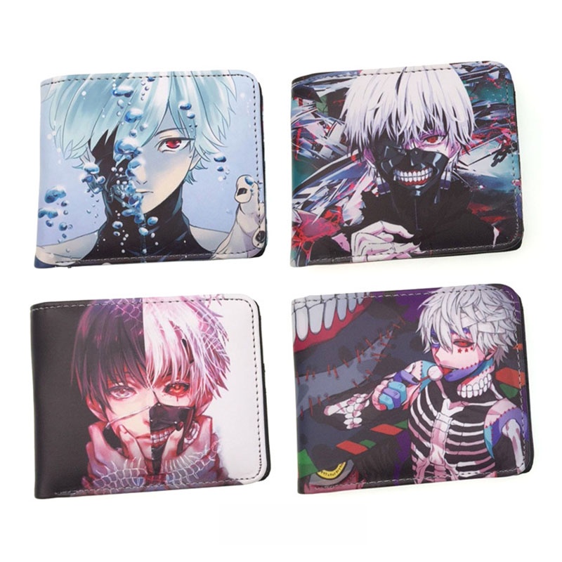 New Tokyo Ghoul Wallet Cartoon Anime Movies Student Man Short Wallets ...