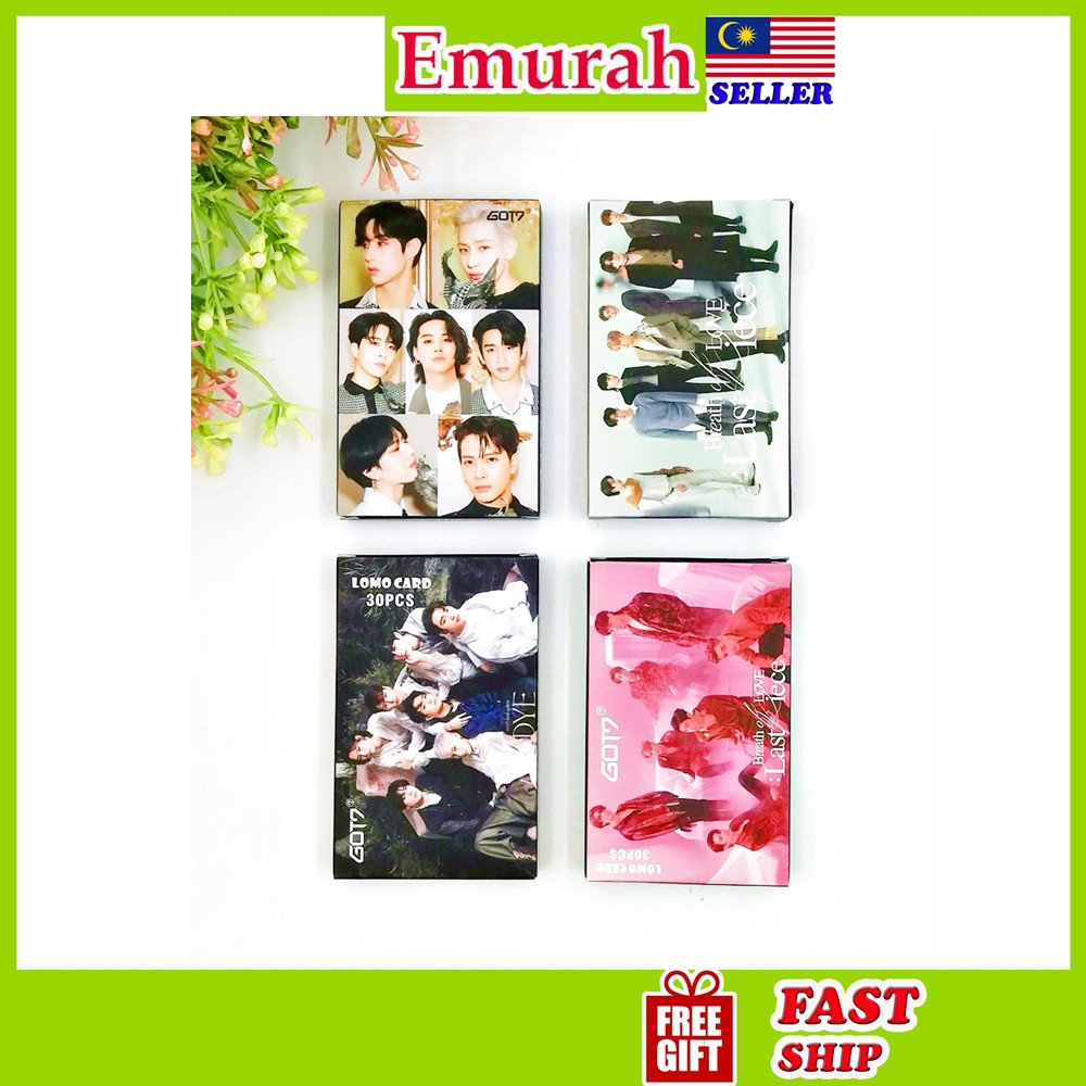 การ์ดโลโม่ GOT7 30 ชิ้น อัลบั้มภาพ KPOP Photocard | Shopee Thailand