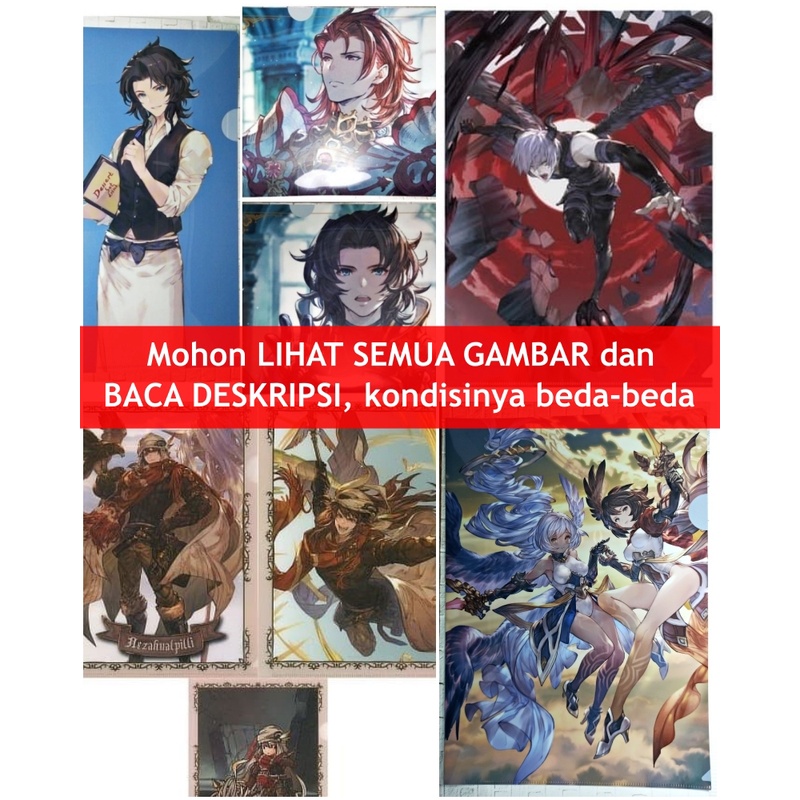 Granblue Fantasy GBF Clear File Nezhualpili Azazel Israel Lancelot ...