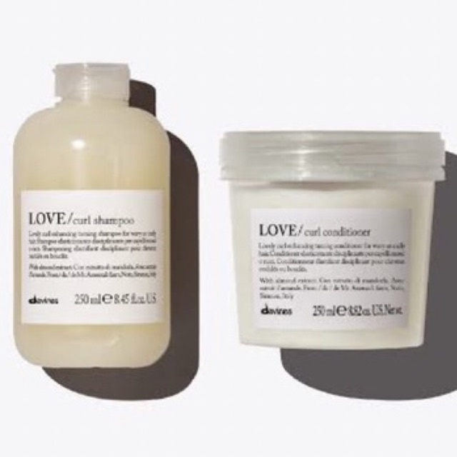 Davines Love Curl Shampoo 250ml / Conditioner 250ml แชมพู ครีมนวด ดาวิ ...