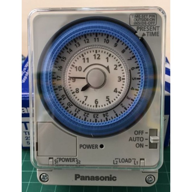 Panasonic Timer รุ่น TB38809NE7 24ชม 15นาทีต่ำสุด แบคอัพ 300ชม ...