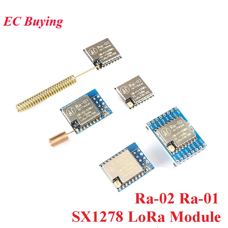 Sx1278 LoRa โมดูลส่งสัญญาณไร้สาย Ra-01Ra-02 LoRa 433MHZ SPI DIP Ra-01 ...