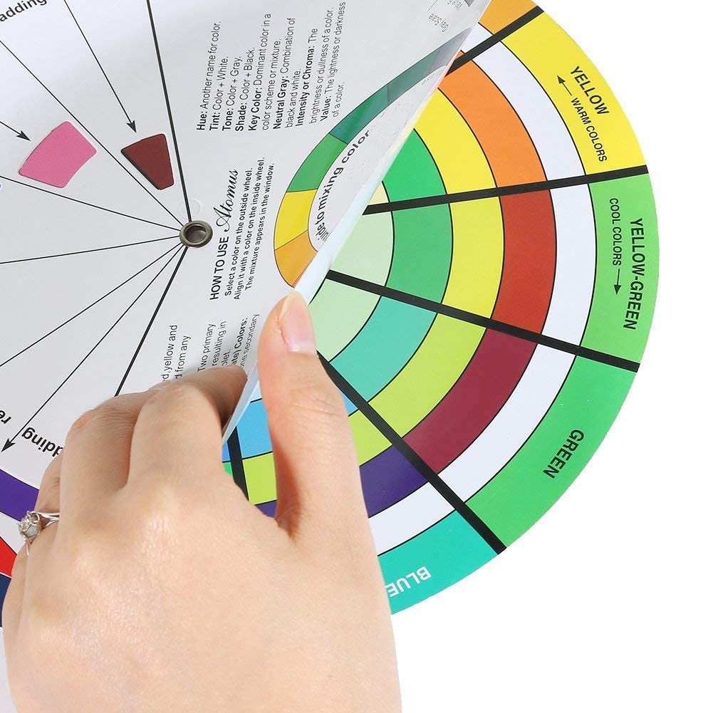 Color Matching Color Wheel Color Card 23cm | Shopee Thailand