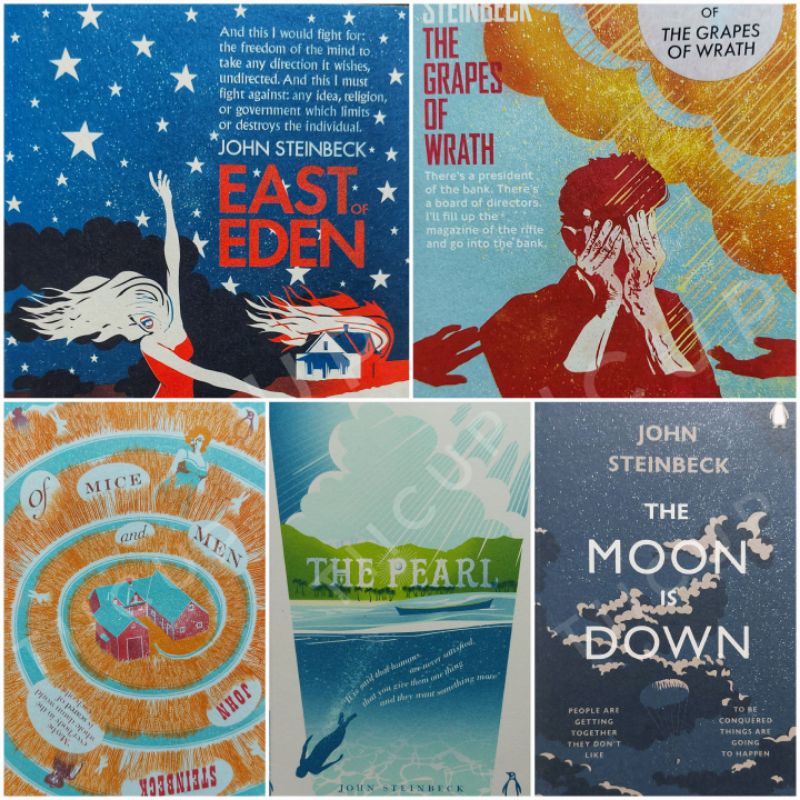 John Steinbeck The Grapes of Wrath, of Mice and Men, The Pearl, The ...