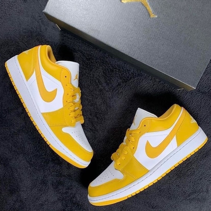 (พร้อมส่ง) Nike Air Jordan 1 Low “Mustard” * (แท้100%) | Shopee Thailand