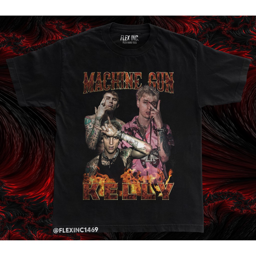 เสื้อยืด พิมพ์ลาย Kelly Rap Devil MGK โอเวอร์ไซซ์ สไตล์วินเทจ | Shopee ...