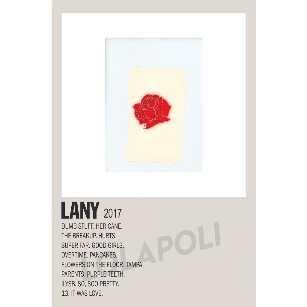 โปสเตอร์ปกอัลบั้ม LANY - LANY | Shopee Thailand