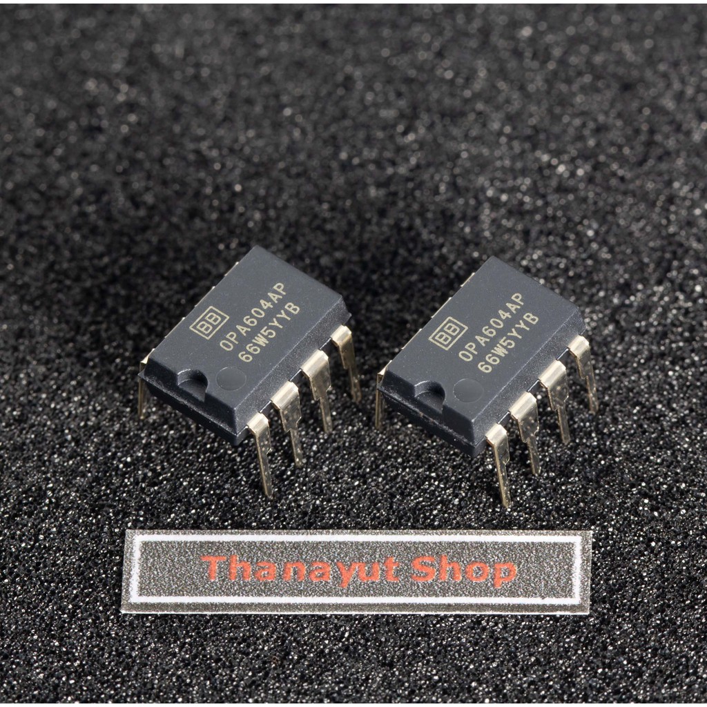2 Pcs OPA604แท้ Texas Instruments 8-Pin PDIP(Made in THAI LAND) FET ...