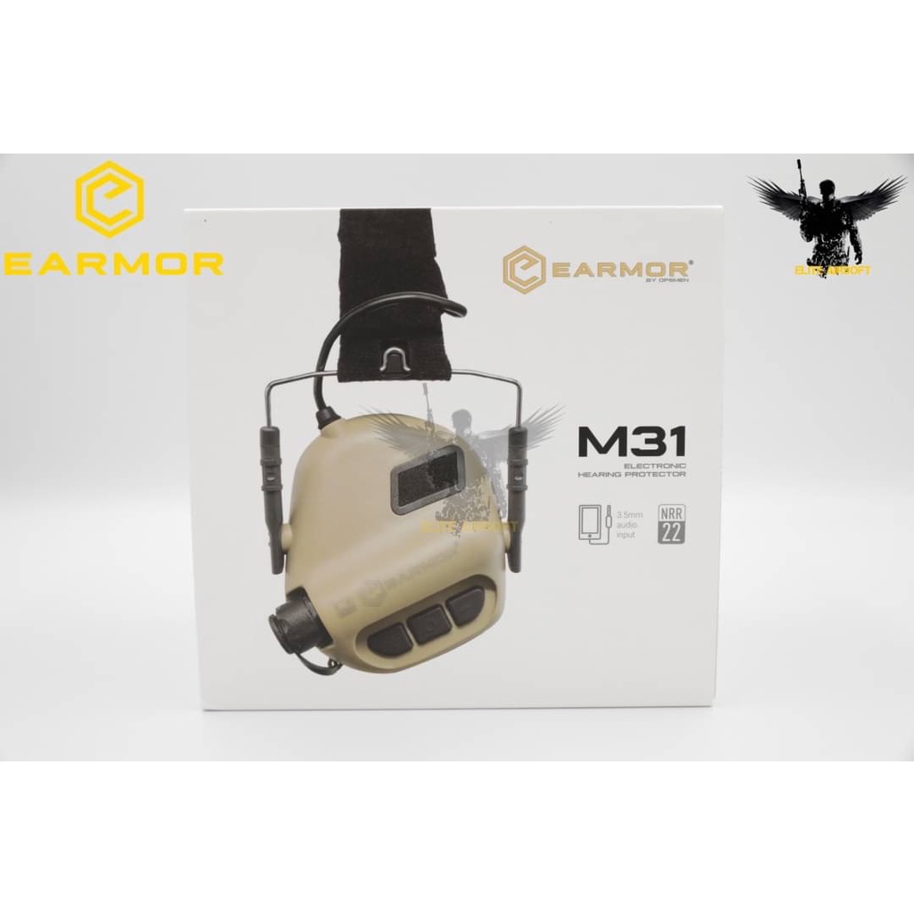 หูฟังตัดเสียง ยี่ห้อ Earmor รุ่น M31 Mod3 (ไม่มีไมค์) | Shopee Thailand