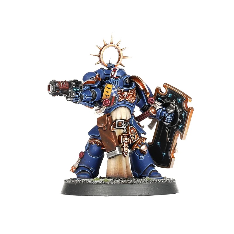 Warhammer 40k : Space Marine : Lieutenant with Storm Shield | Shopee ...