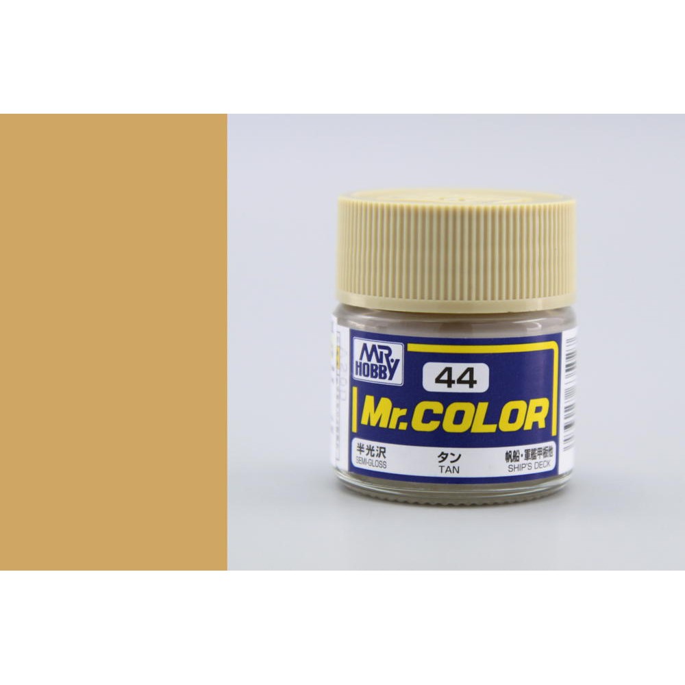 สีสูตรทินเนอร์ Mr.color C44 Tan Semi-Gloss 10ml | Shopee Thailand