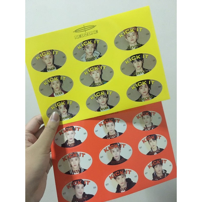 พร้อมส่ง - sticker สติ๊กเกอร์จากอัลบั้ม nct neo zone | Shopee Thailand