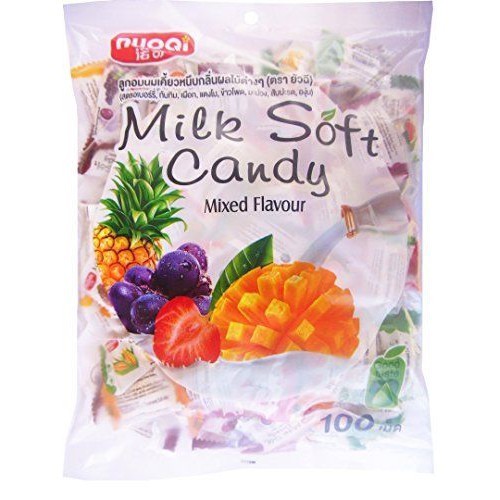 ลูกอมนมกลิ่นผลไม้ต่างๆ Milk Soft Candy Mixed Flavor | Shopee Thailand