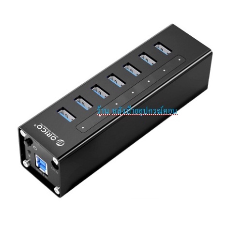 ORICO (มี2สี) A3H7-NBC HUB 7-Ports USB 3.0 Superspeed/power 12V 2.5A ...