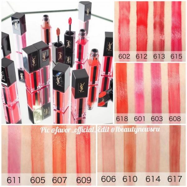 Beauty-Siam แท้ทั้งร้าน !! YSL YVES SAINT LAURENT WATER SATIN 5.9 ML สี ...