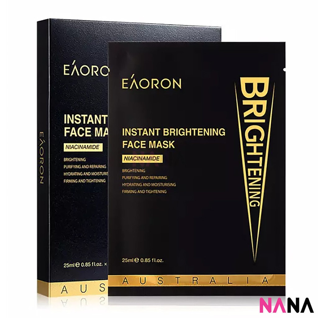 Eaoron Instant Whitening Face Mask (5 Sheets/ Box) แผ่นมาส์กหน้าช่วยให้ ...